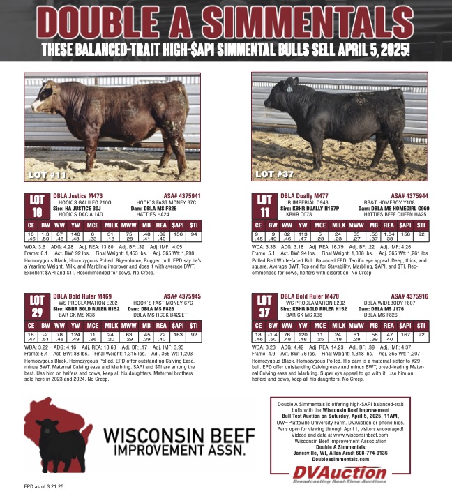 Double A Simmentals